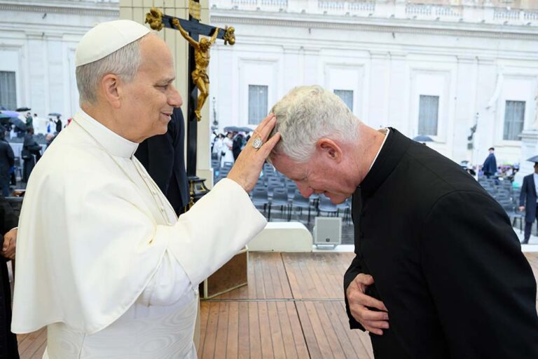 Fr. Rocky Meets Pope Leo XIV: United in Prayer for Peace